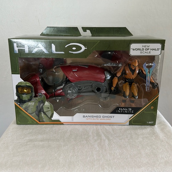 Jazwares | Toys | Halo Infinite Banished Ghost Elite Warlord Figure New ...